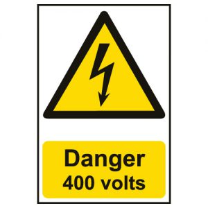 Danger 400 Volts Sign