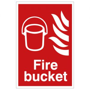 Fire Bucket Sign