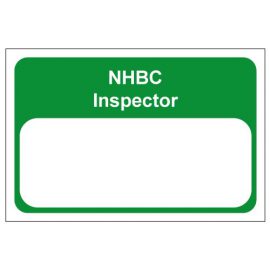 NHBC Inspector Sign