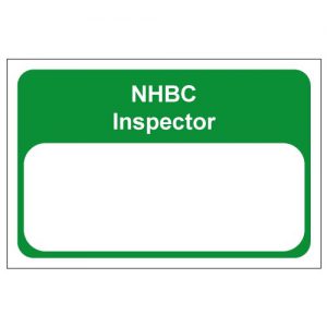 NHBC Inspector Sign