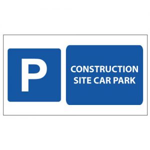 Construction Site Car Park Sign