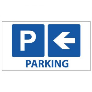 Parking Left Sign