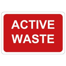 Mixed Waste Only Sign