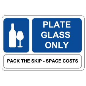 Metal Waste Only Sign